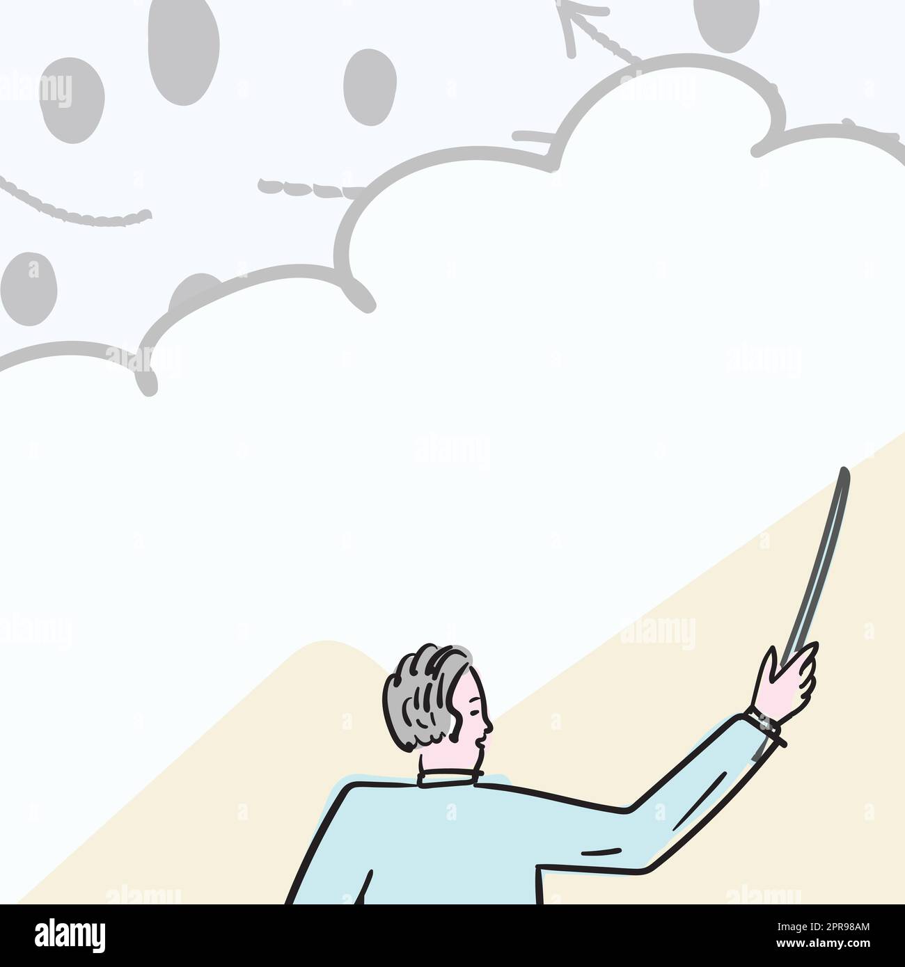 College drawing whiteboard Stock Vector Images - Alamy