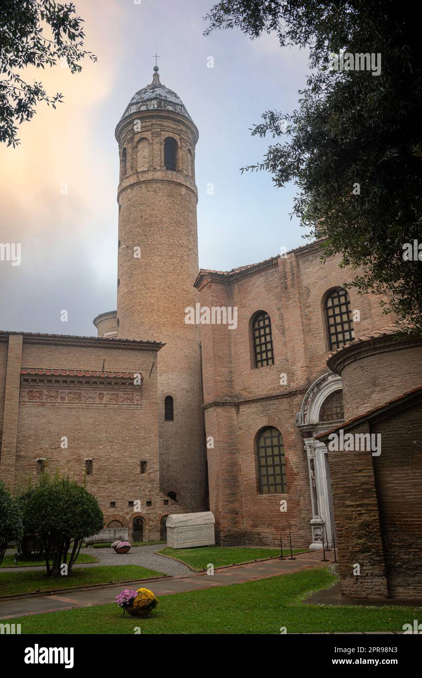 The Basilica of San Vitale is a late antique church in Ravenna, Italy ...
