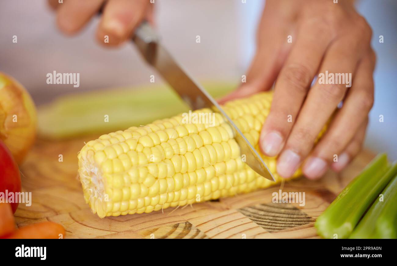 Cutting corn hi-res stock photography and images - Alamy