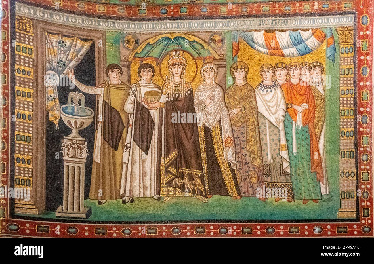 The Basilica of San Vitale is a late antique church in Ravenna, Italy ...