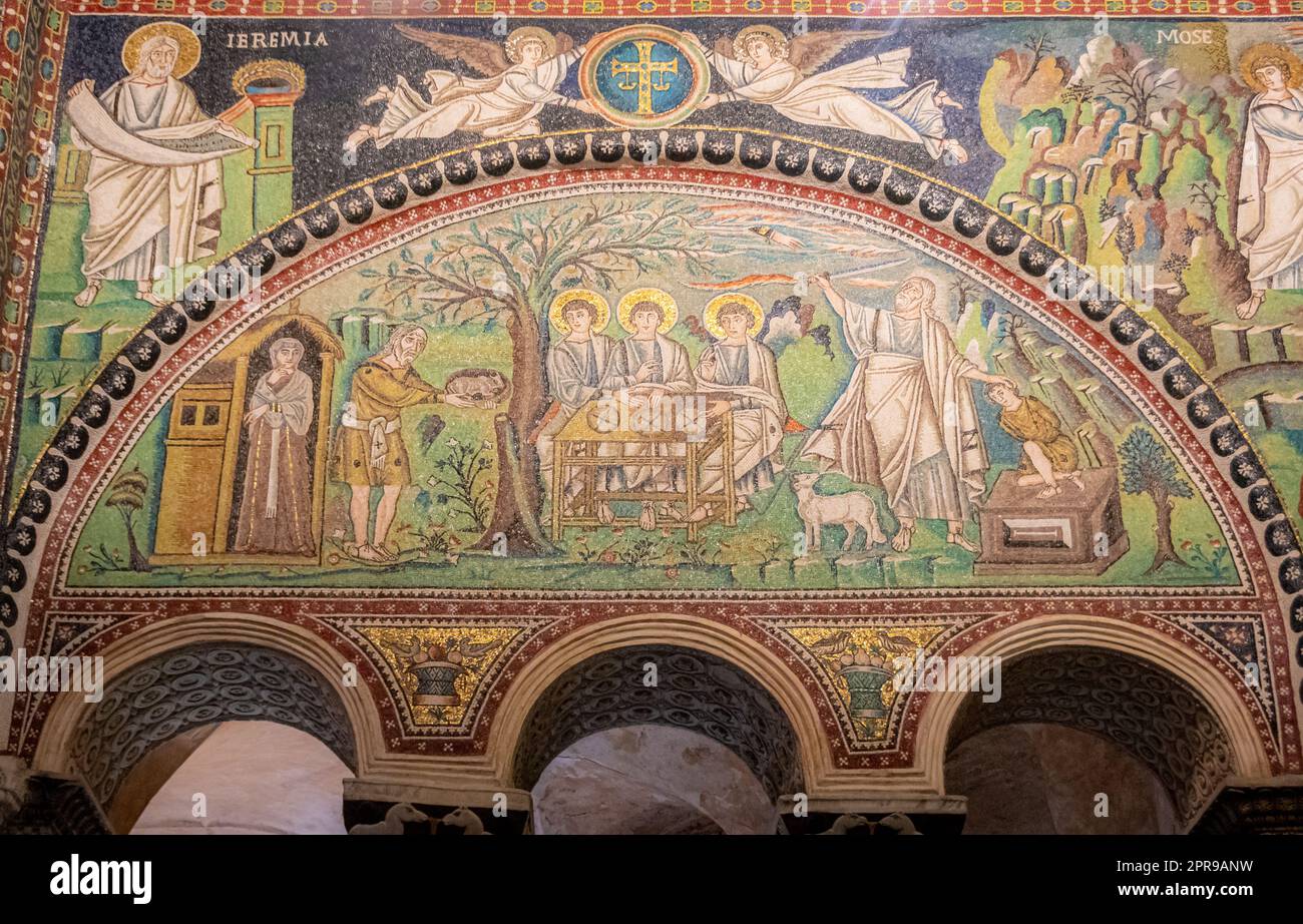 The Basilica of San Vitale is a late antique church in Ravenna, Italy ...