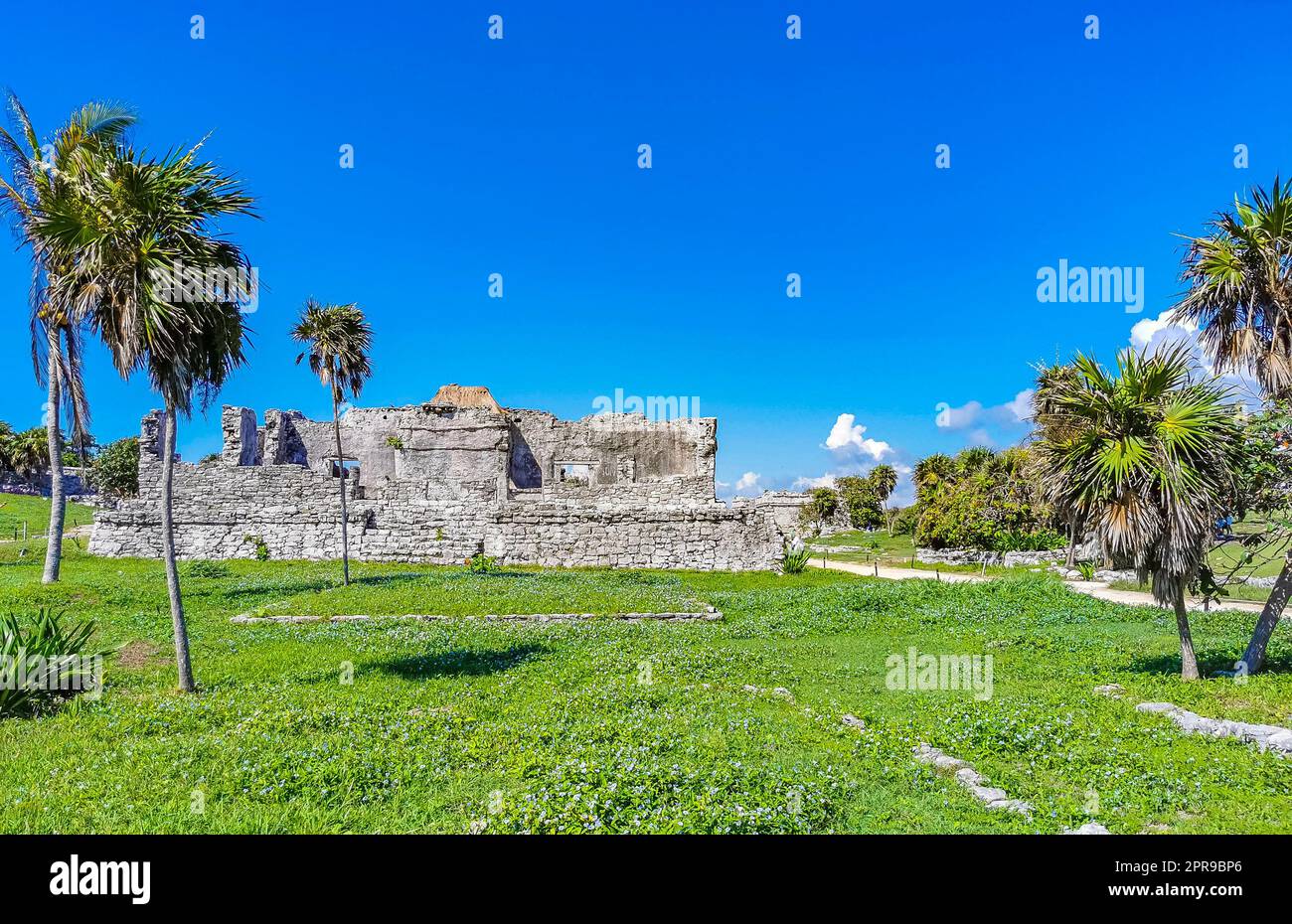 Ancient Tulum ruins Mayan site temple pyramids artifacts seascape ...