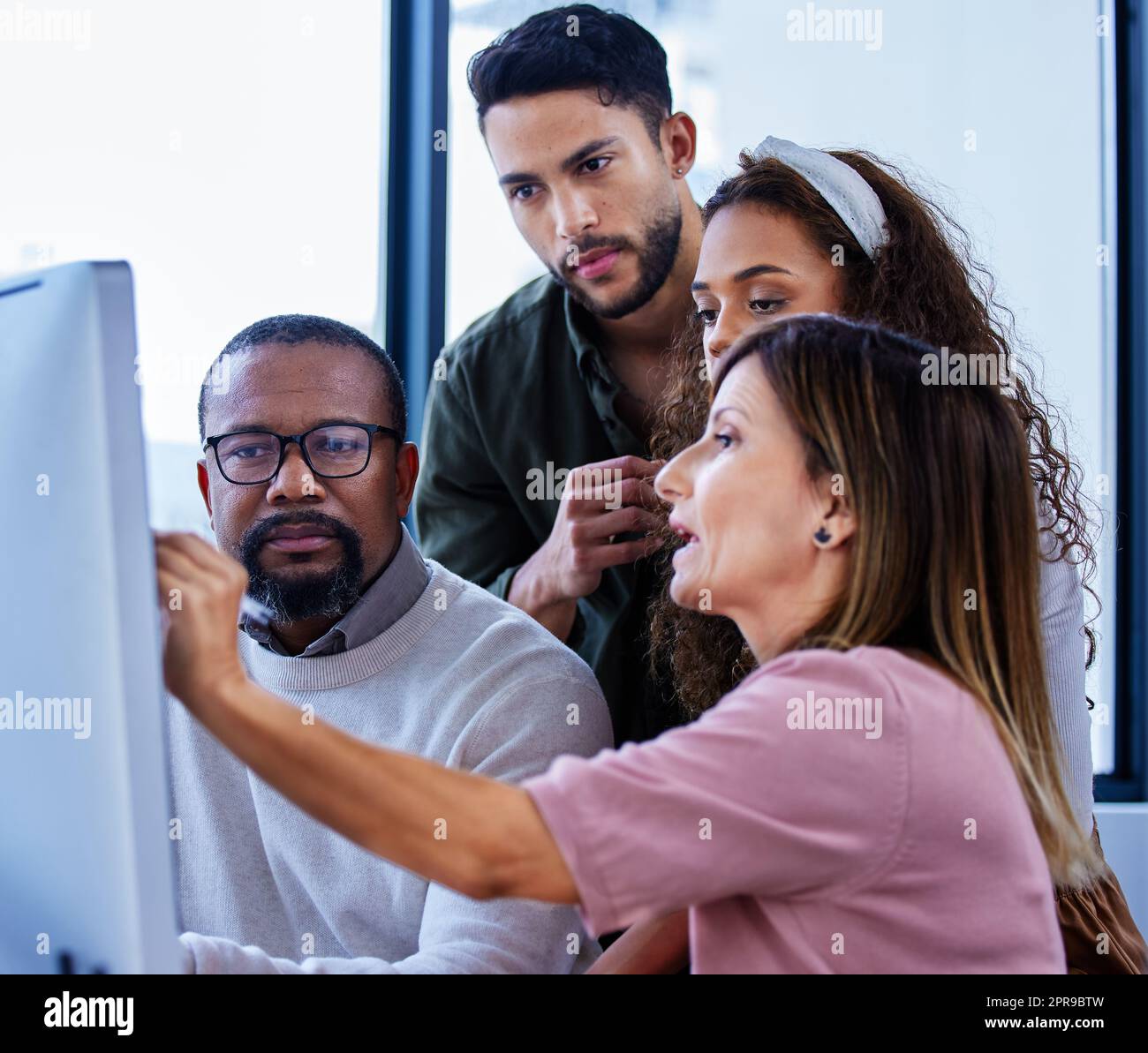 Making sense of their innovative plans. a group of businesspeople ...