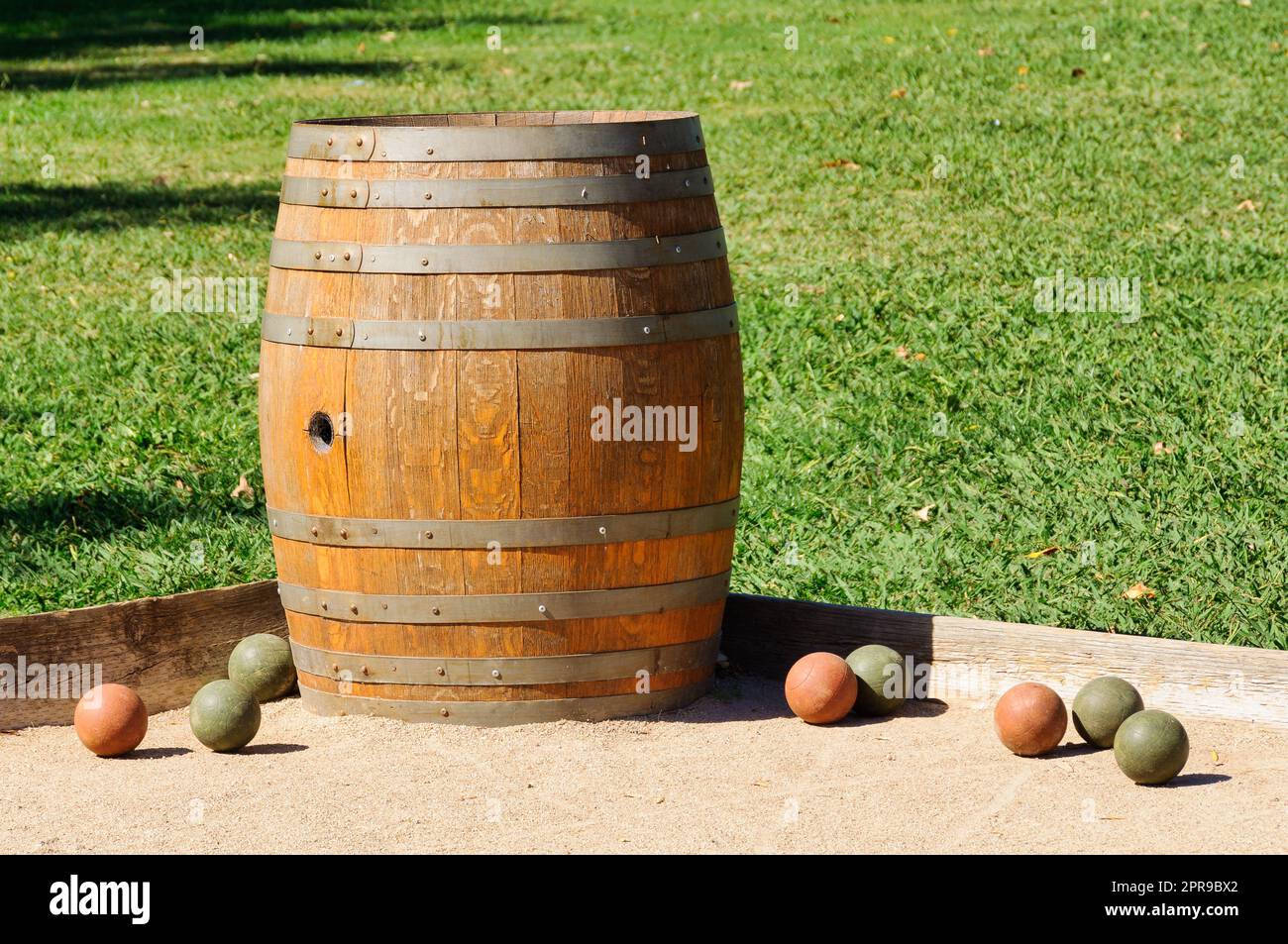 Bocce balls - King Valley Stock Photo - Alamy