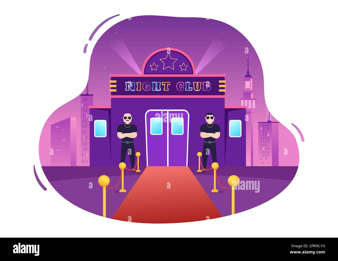 Outside Nightclub Entrance