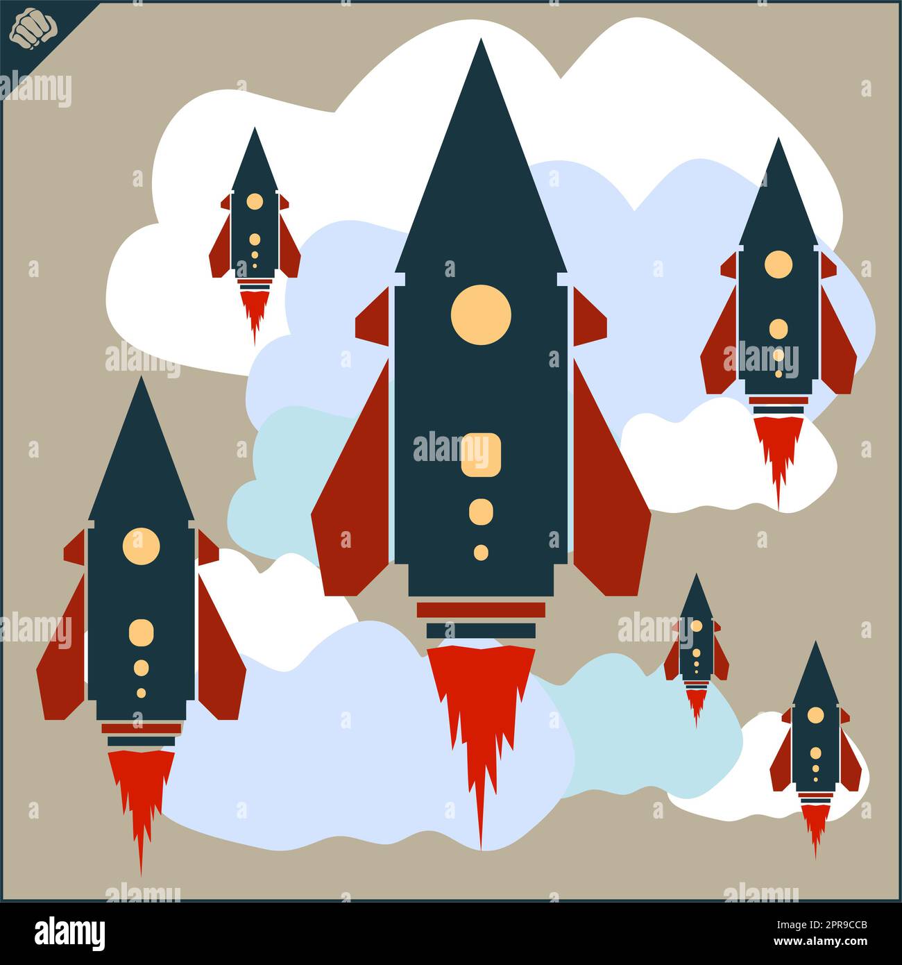 Modern jet cartoon hi-res stock photography and images - Alamy