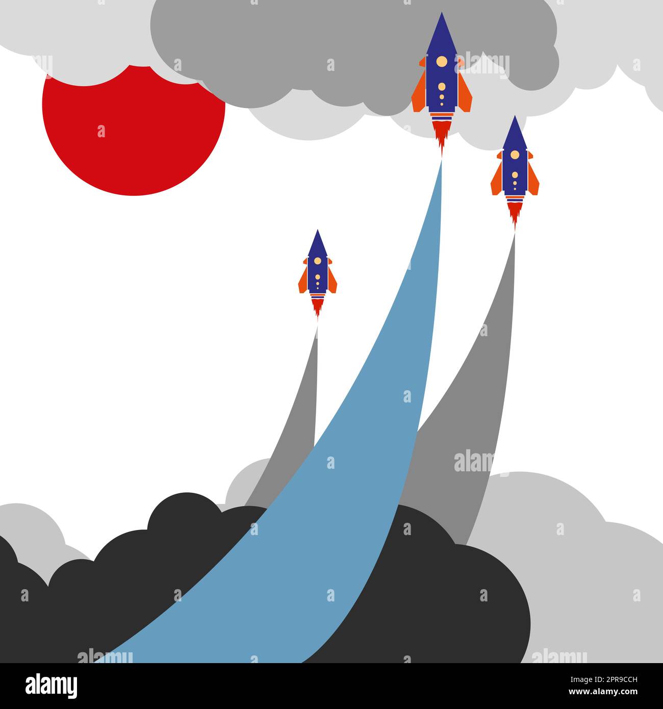 Modern jet cartoon hi-res stock photography and images - Alamy