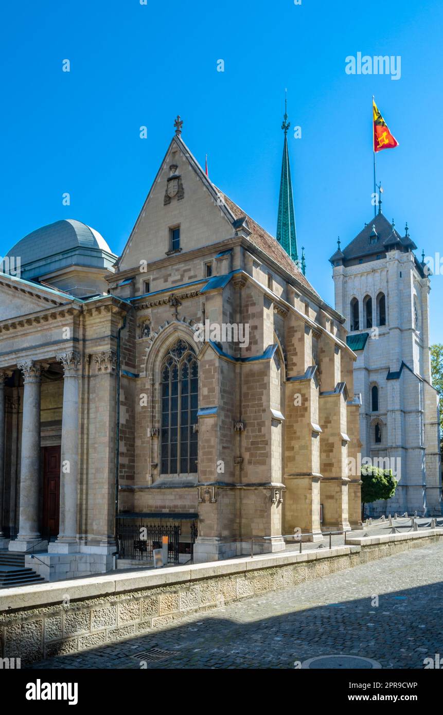 Architecture in the city of Geneva, Switzerland Stock Photo - Alamy