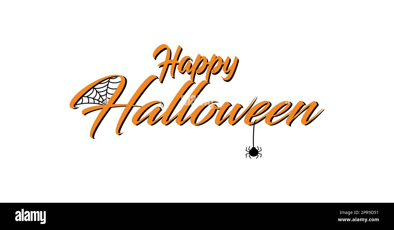 Congratulations on the holiday of the dead, happy Halloween - Vector ...