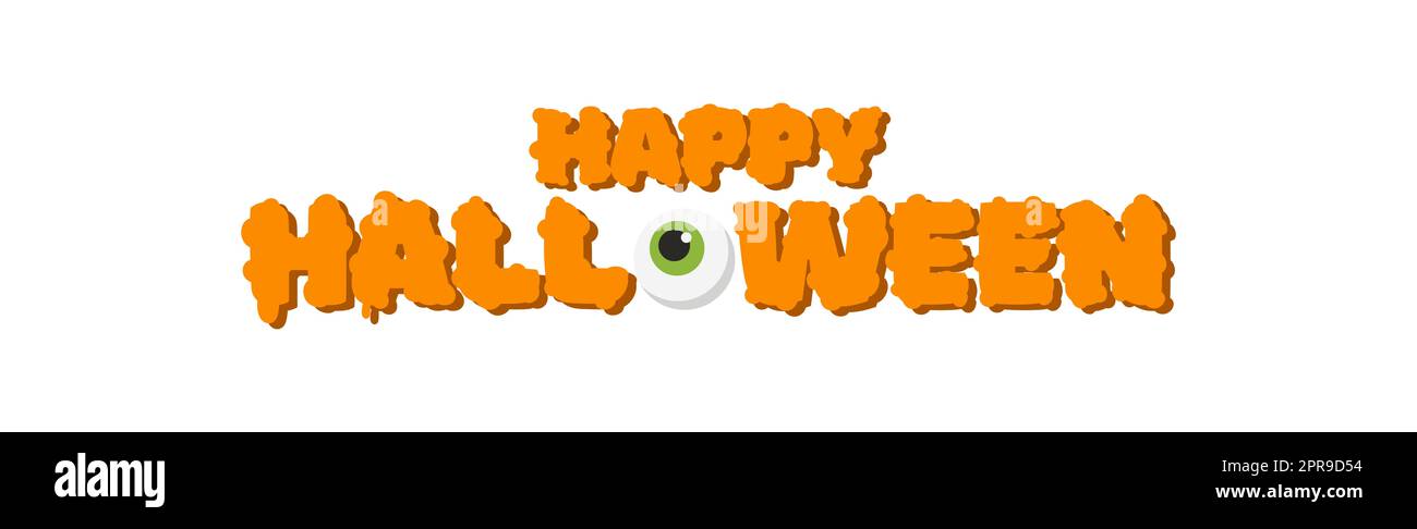 Congratulations on the holiday of the dead, happy Halloween - Vector ...