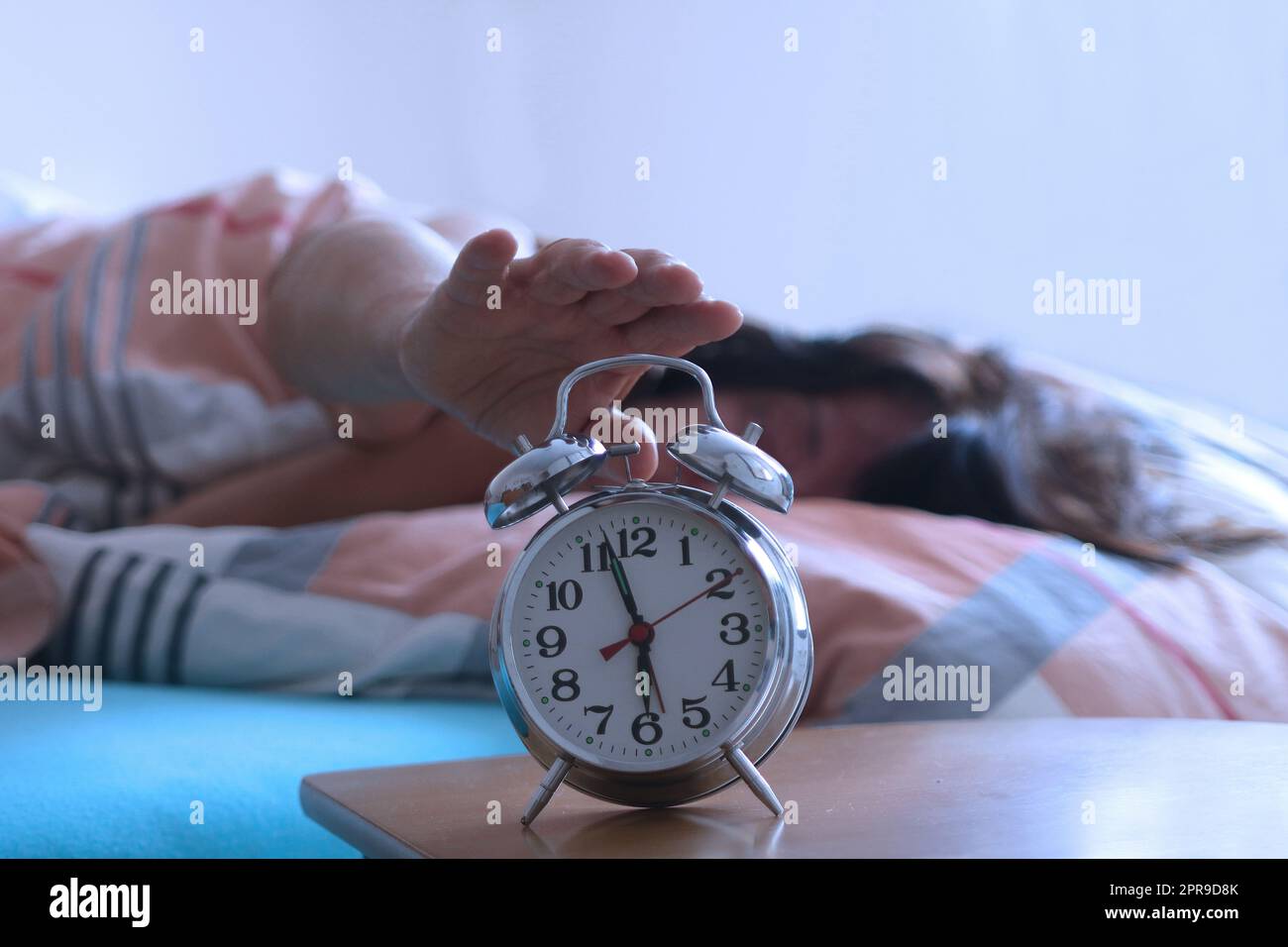 When the alarm goes off Stock Photo - Alamy