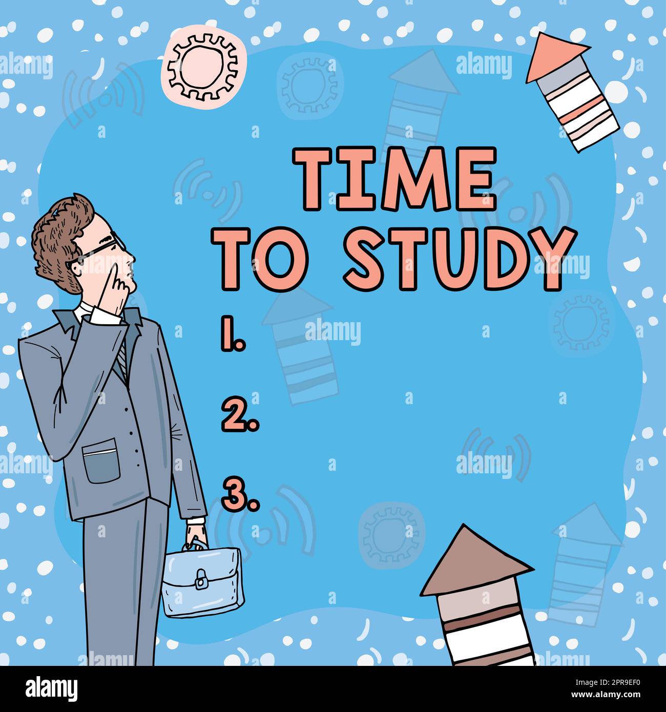 Sign displaying Time To Study. Word Written on Exams ahead need ...