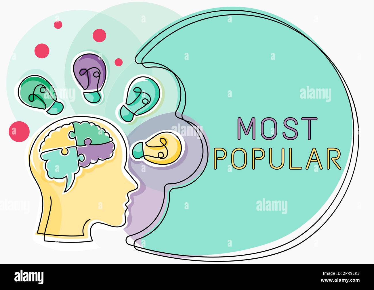 Text showing inspiration Most Popular. Business approach Liked Followed ...
