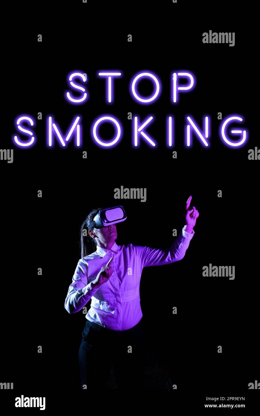 Stop infection woman showing hi-res stock photography and images - Alamy