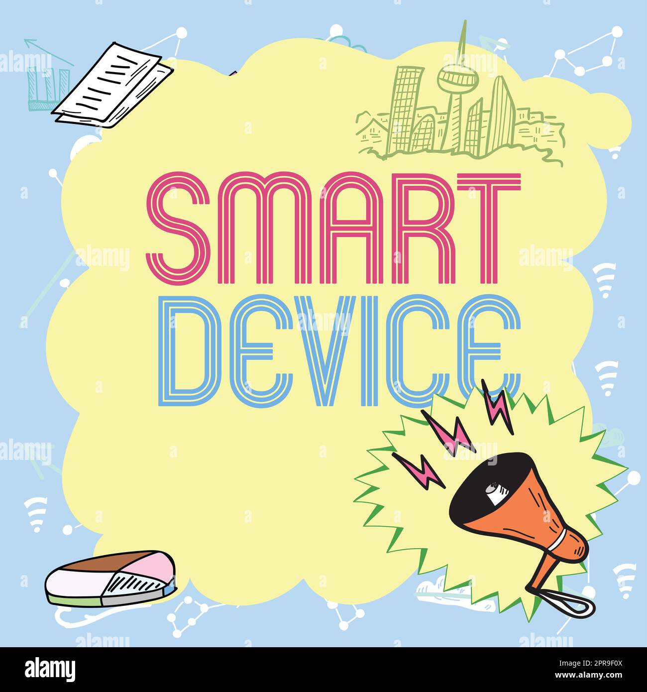 Text sign showing Smart Device. Business idea Electronic gadget that ...