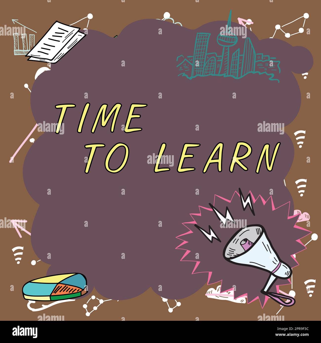Text sign showing Time To Learn. Business overview Obtain new knowledge ...