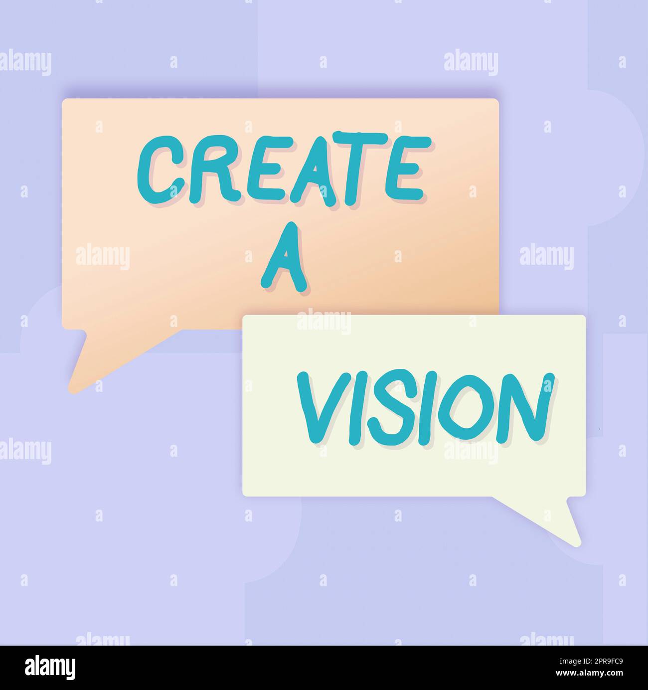 Writing displaying text Create A Vision. Business showcase Develop a ...
