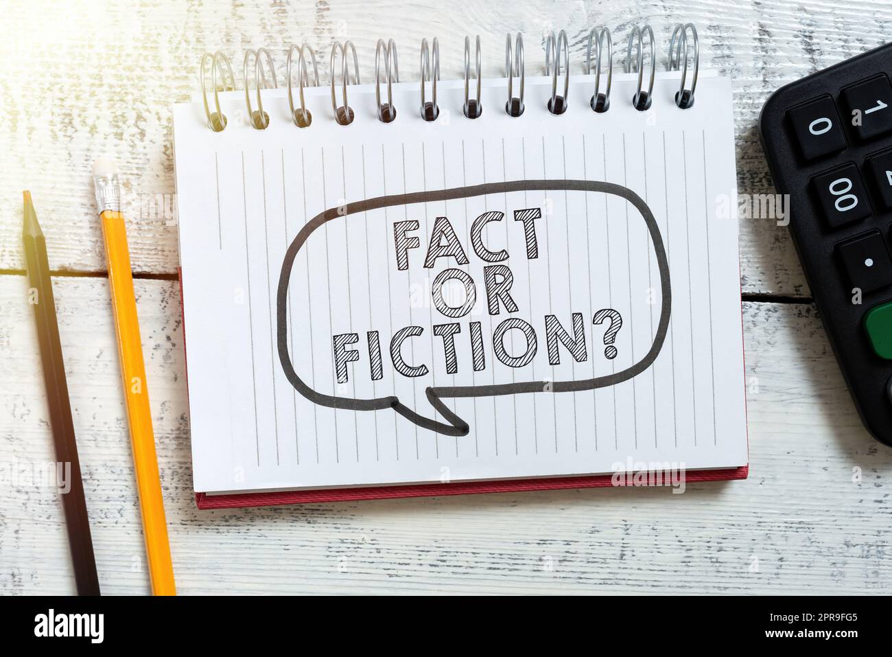 Hand writing sign Fact Or Fiction. Business approach Is it true or is ...