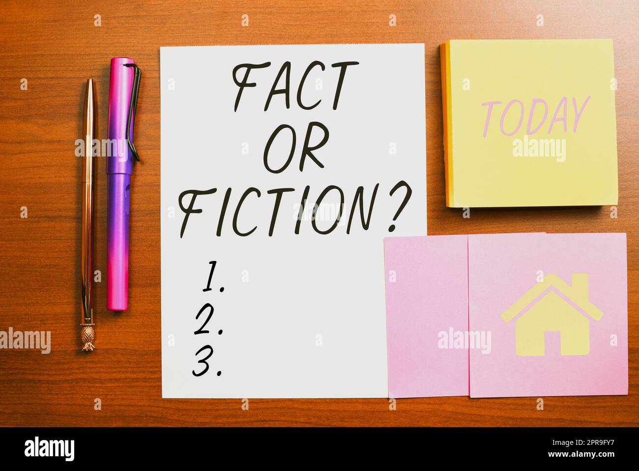 Text caption presenting Fact Or Fiction. Concept meaning Is it true or ...