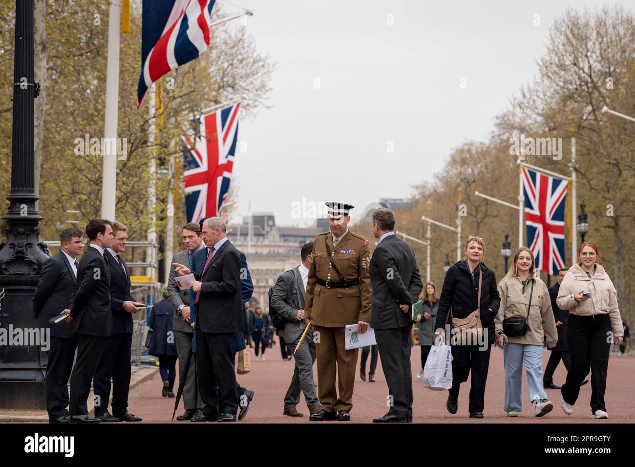 Ten days before the coronation of King Charles III takes place, members ...