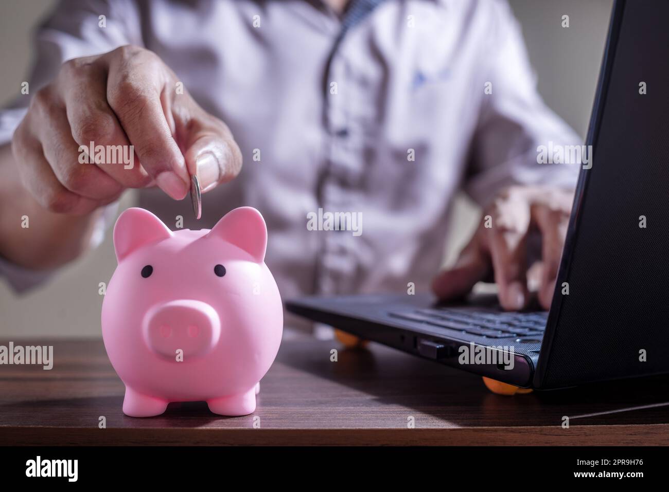 Online Banking And Internet Banking Savings Concept Stock Photo - Alamy