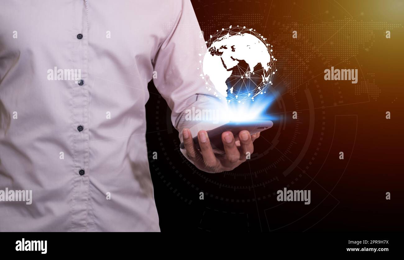 Age of technology People's, Use of technology in the modern era Stock ...