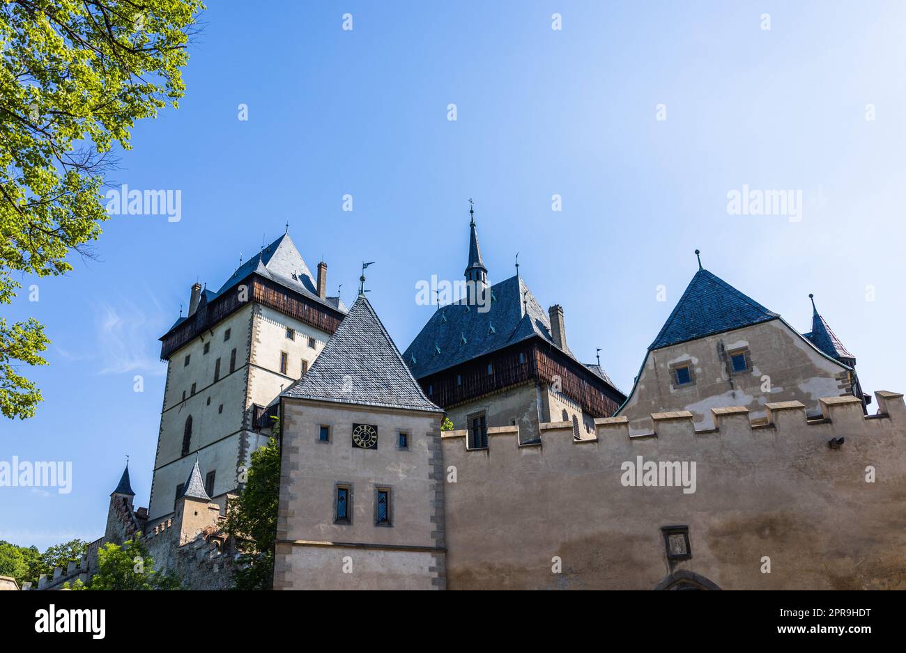 Royal gothic castle of Karlstejn in the Czech Republic Stock Photo - Alamy