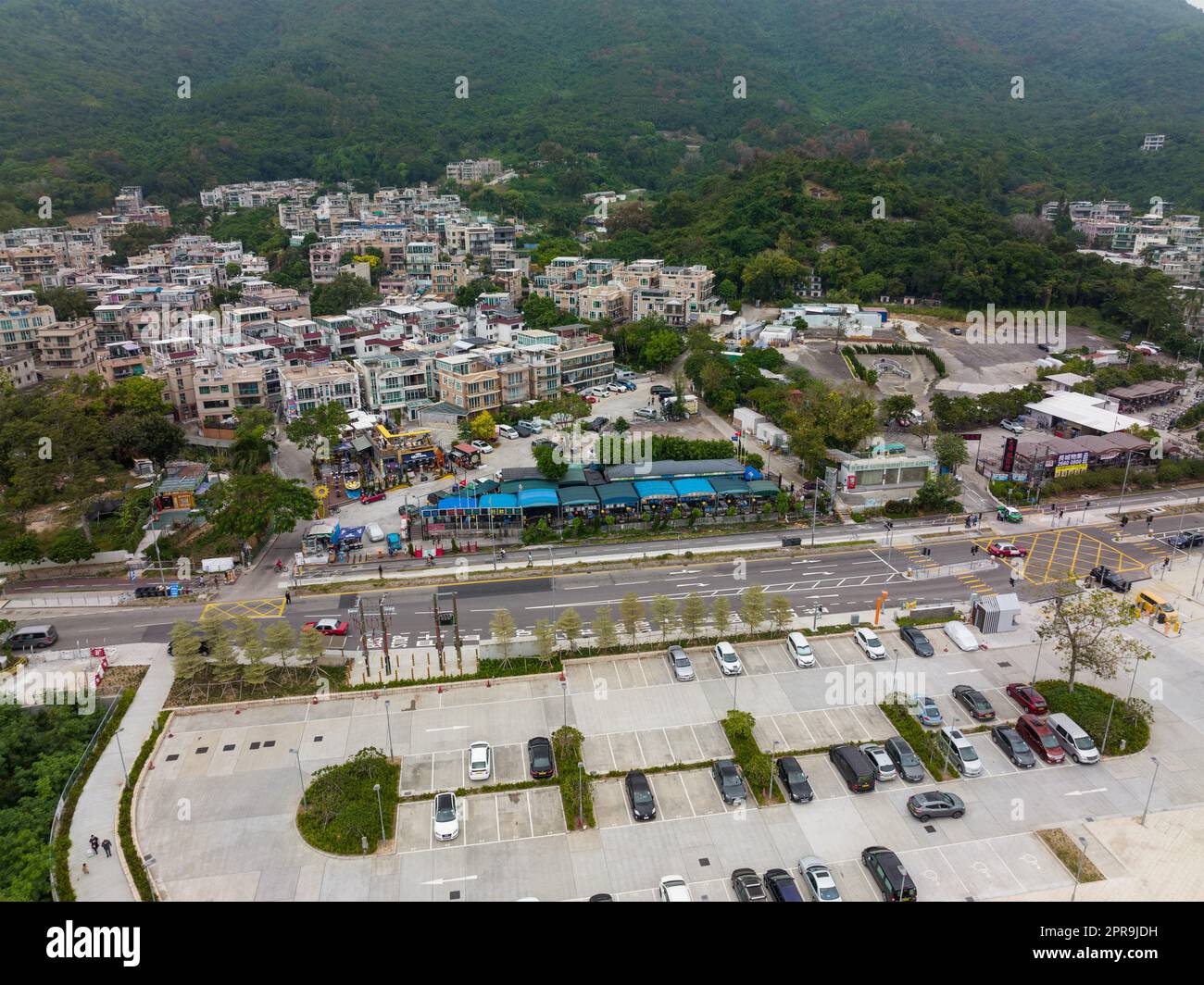 Top view of the village in Taipo of Hong Kong Stock Photo - Alamy