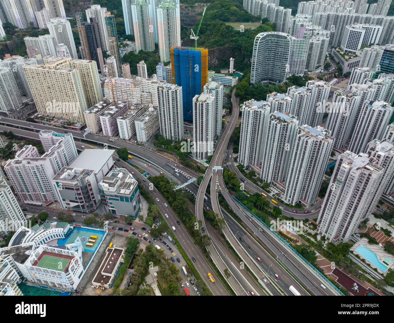 Wan chai aerial hi-res stock photography and images - Alamy