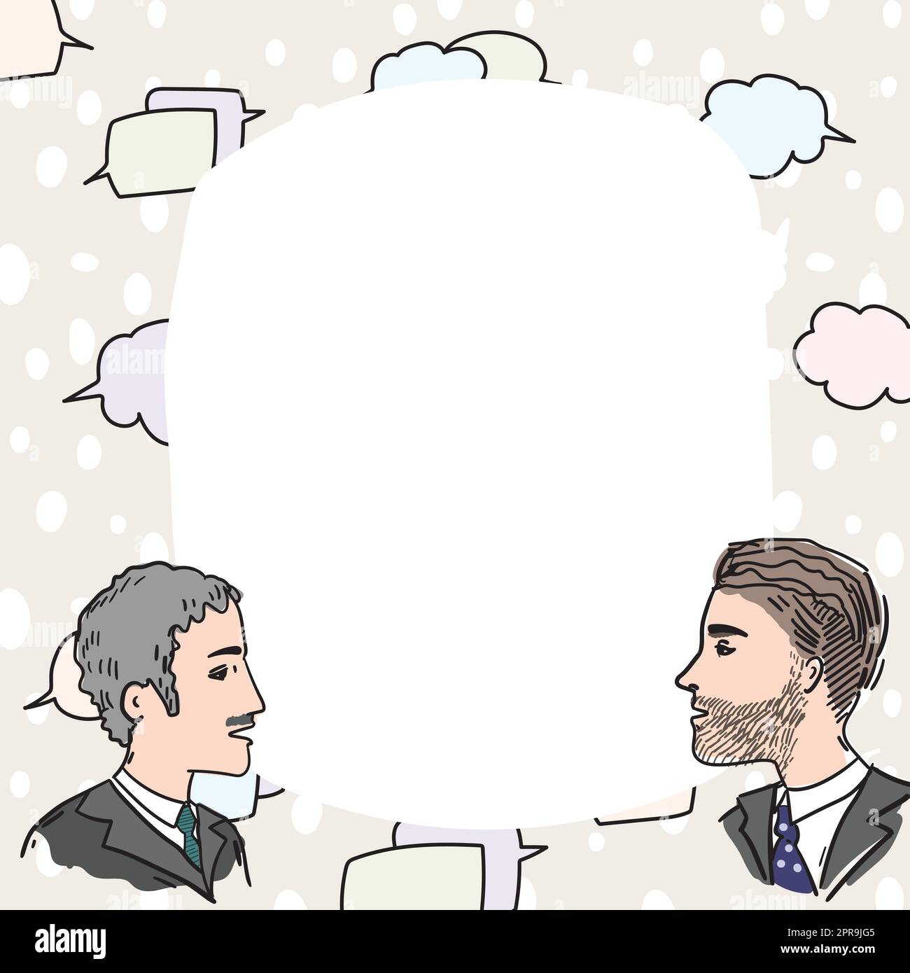 Team Members Looking At Whiteboard Brainstorming Conversation New ...