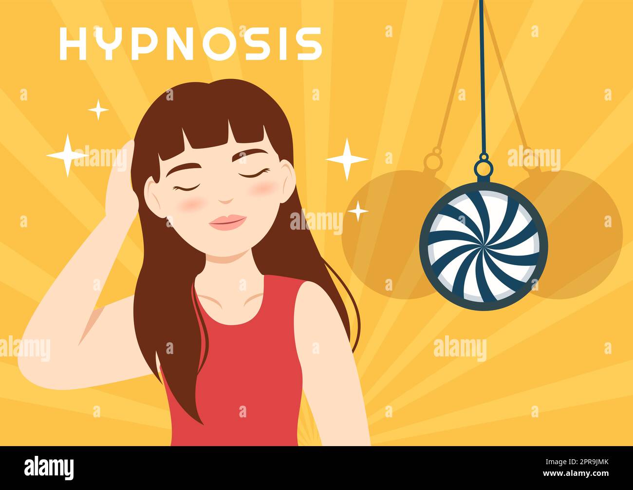 Hypnosis with Black and White Spirals Creating an Altered State of Mind ...