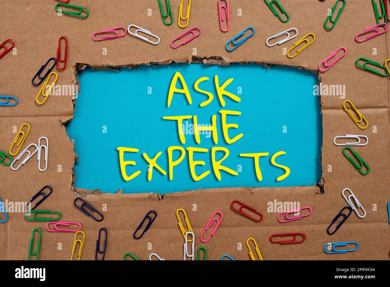 Text sign showing Ask The Experts. Business showcase Look for a ...