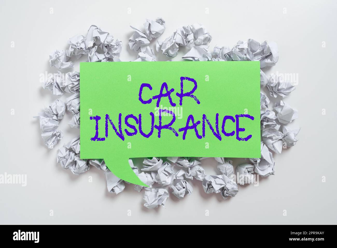 Text caption presenting Car Insurance. Conceptual photo Accidents ...