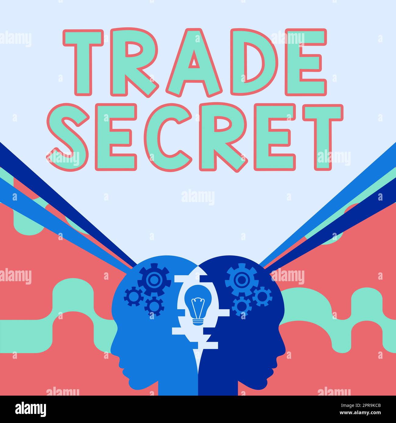 Writing displaying text Trade Secret, Business idea Confidential ... Writing displaying text Trade Secret, Business idea Confidential ...