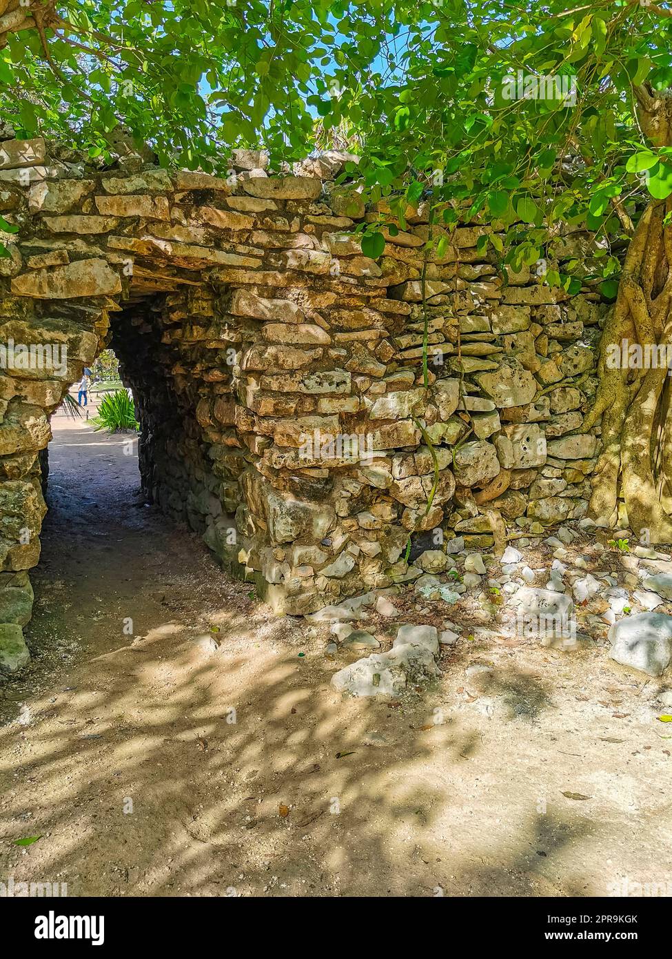 Ancient Tulum ruins Mayan site temple pyramids artifacts seascape ...