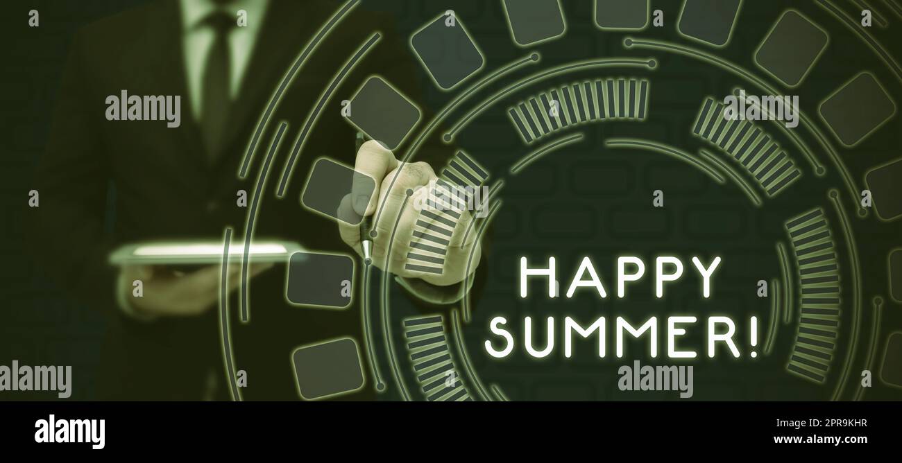 Writing displaying text Happy Summer. Business showcase Beaches ... Writing displaying text Happy Summer. Business showcase Beaches ...