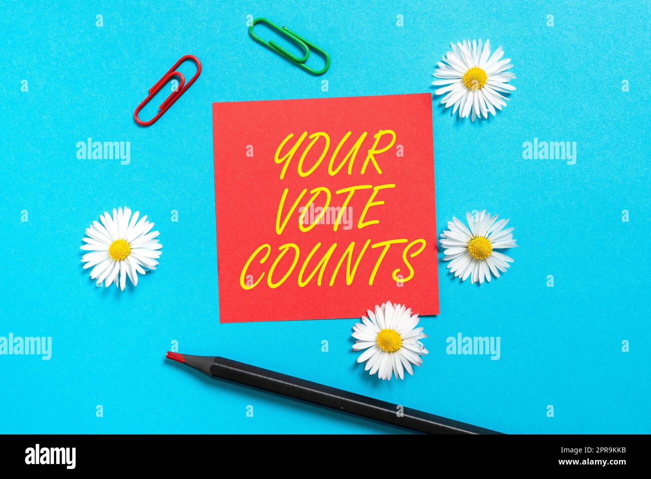 Inspiration showing sign Your Vote Counts. Word for Make an election ...