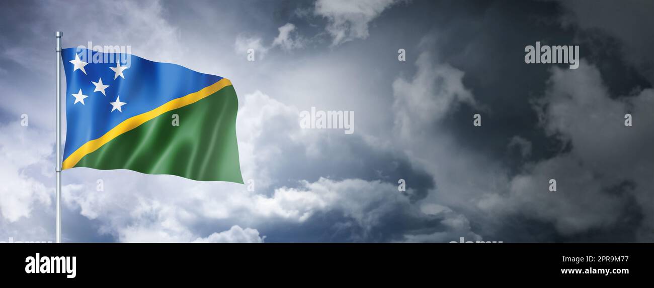 Flag of solomon hi-res stock photography and images - Alamy