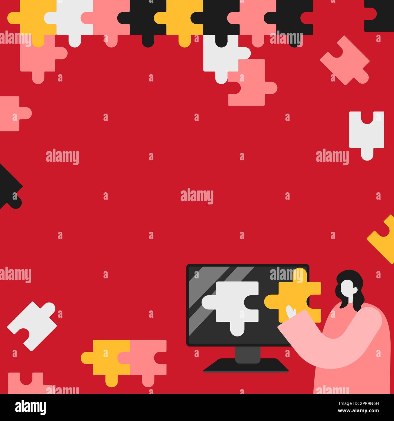 Science of puzzles Stock Vector Images - Alamy