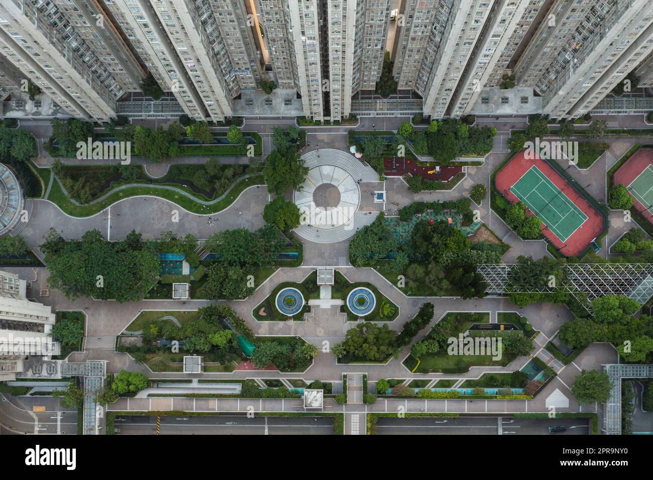 Top down view of Hong Kong residential apartment Stock Photo - Alamy