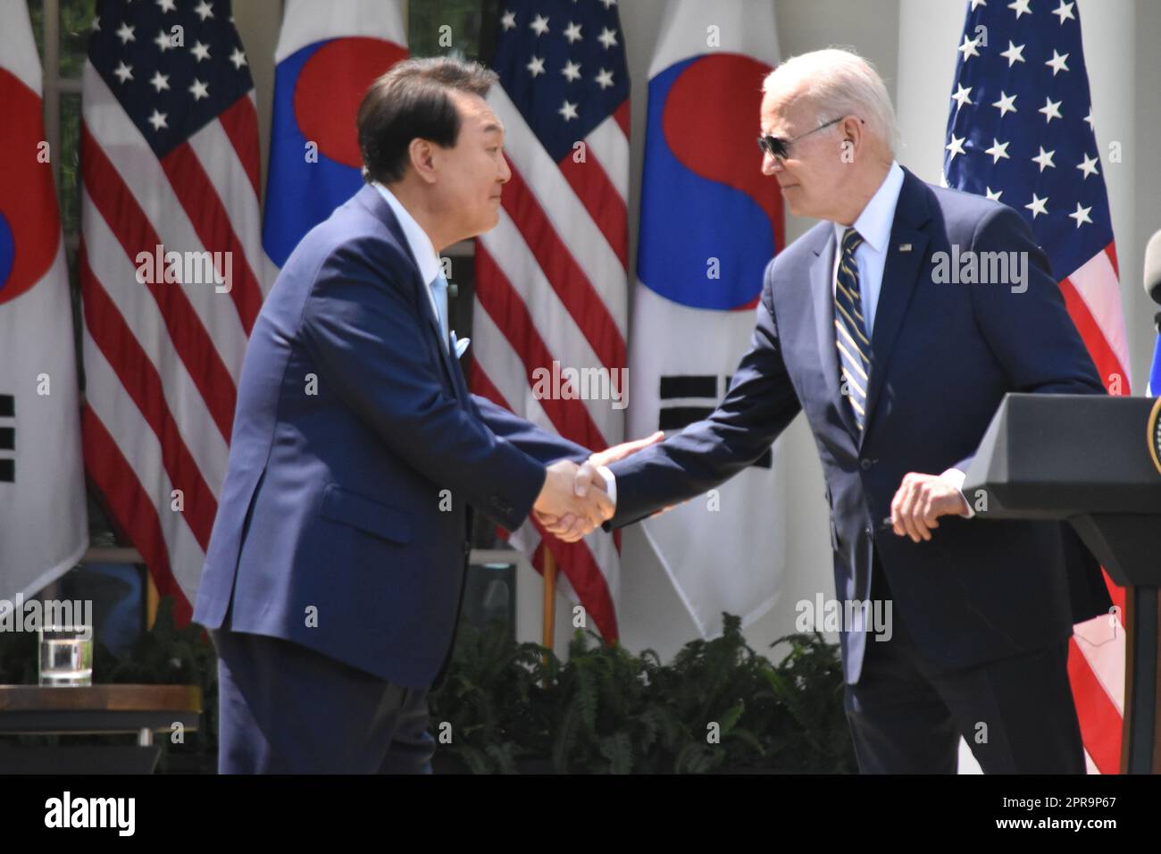 Washington United States 26th Apr 2023 President Of South Korea