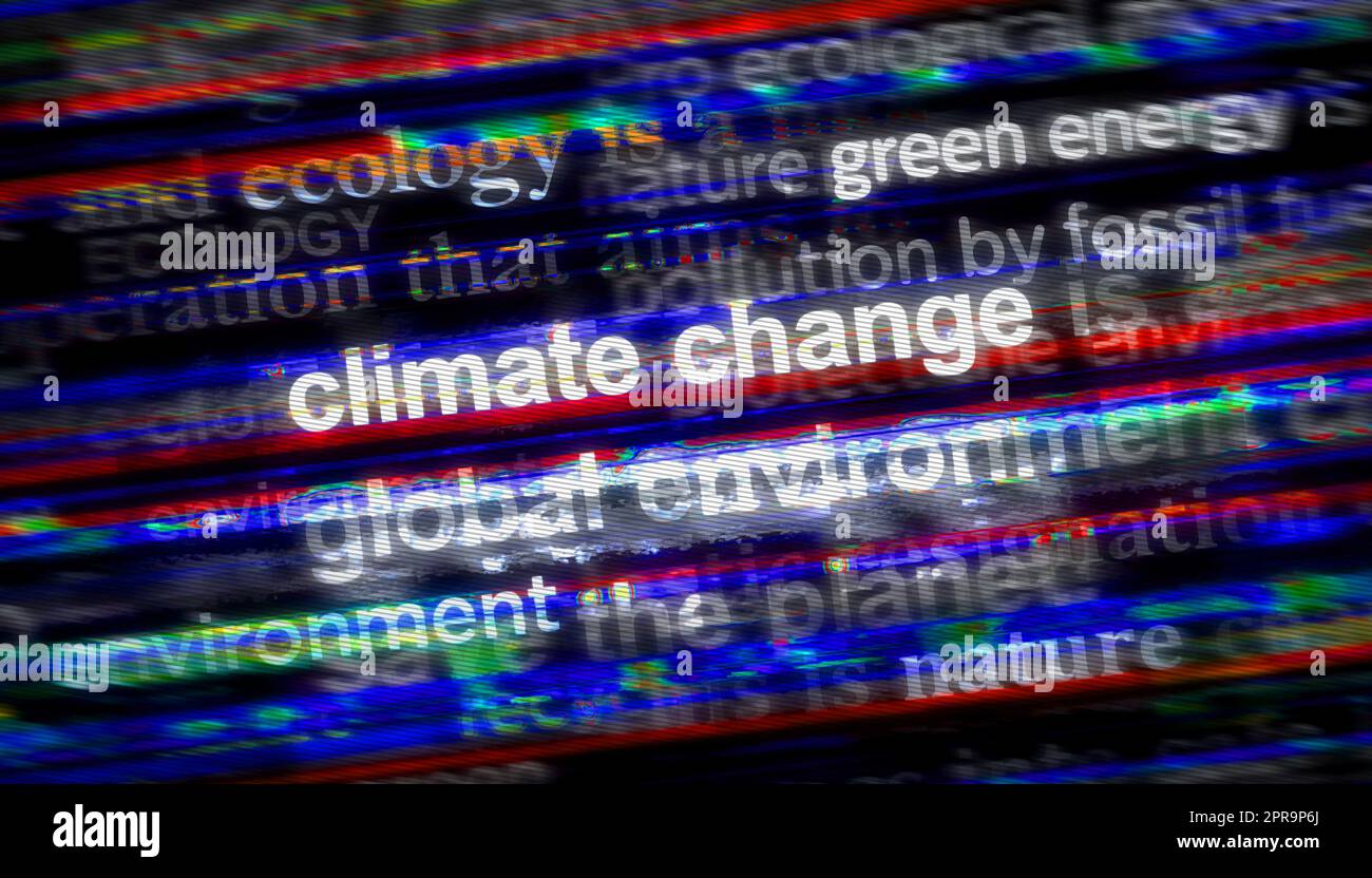 Climate change ecology green energy environment nature crisis. Headline ...