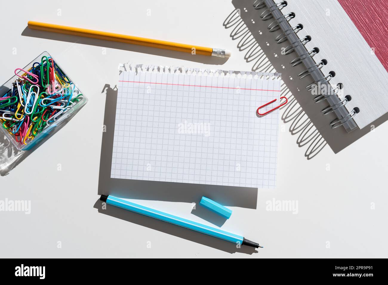 Important Message Written On Ripped Note On Desk With Pencil ...