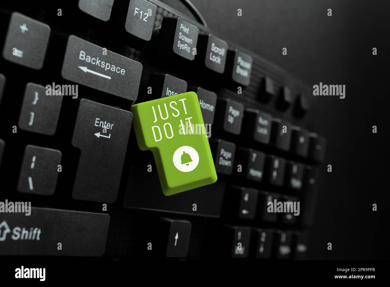 Sign displaying Just Do It. Concept meaning Motivation for starting ...
