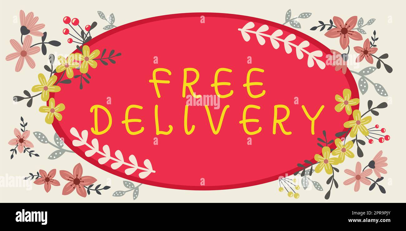 Writing displaying text Free Delivery, Word for Shipping Package Cargo ... Writing displaying text Free Delivery, Word for Shipping Package Cargo ...