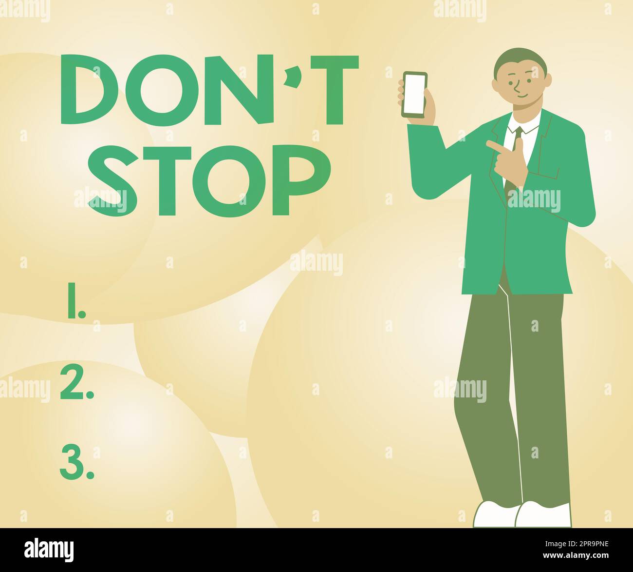 Conceptual caption Don T Not Stop, Concept meaning Continue what had ...