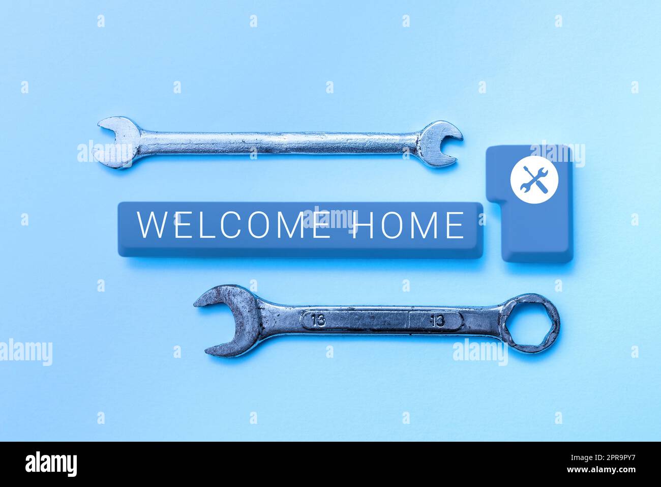 Text caption presenting Welcome Home. Business overview Expression ...