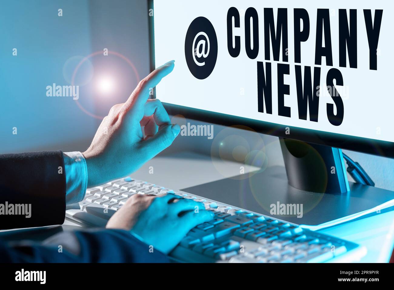 Text showing inspiration Company News. Concept meaning Latest ...