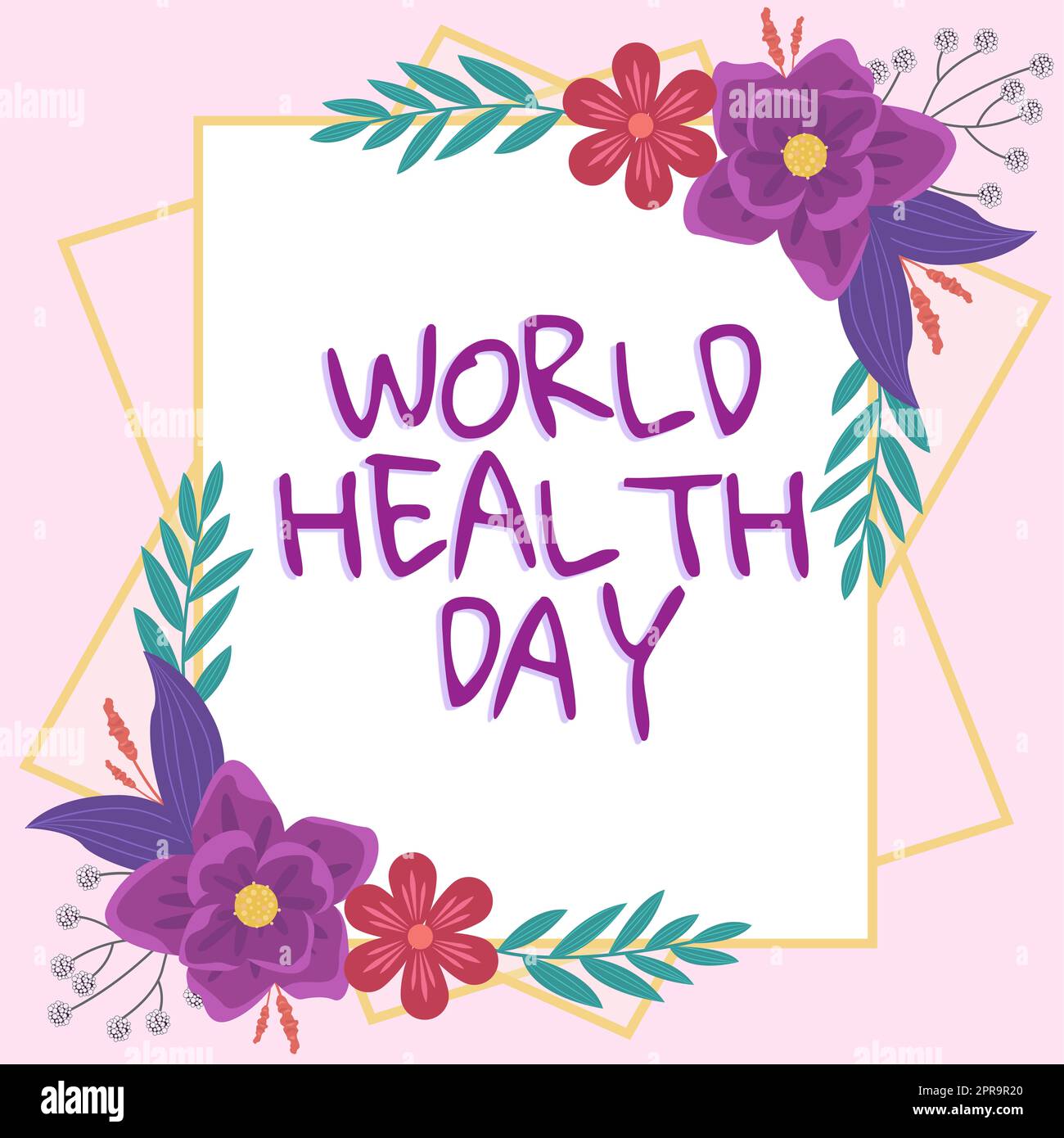 Writing displaying text World Health Day, Word Written on Global health ...