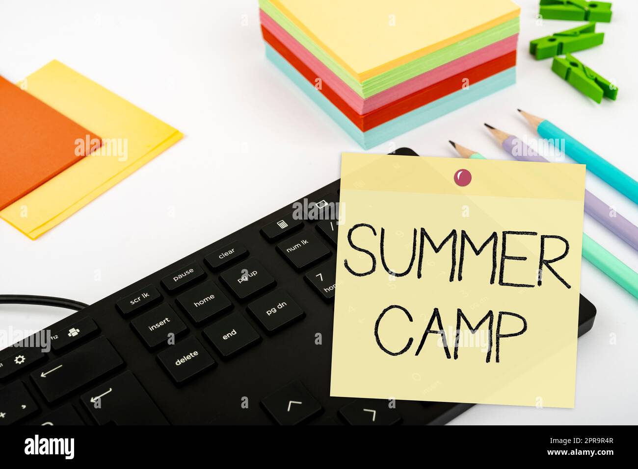 Inspiration showing sign Summer Camp. Conceptual photo Supervised ...